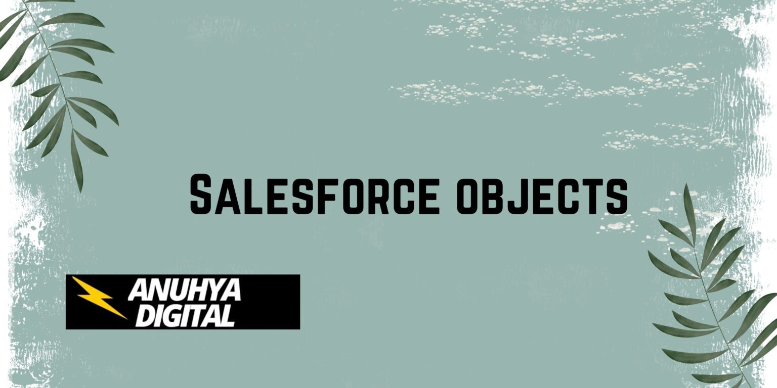 Introduction To Salesforce Objects Learn Salesforce With Anuhya Digital