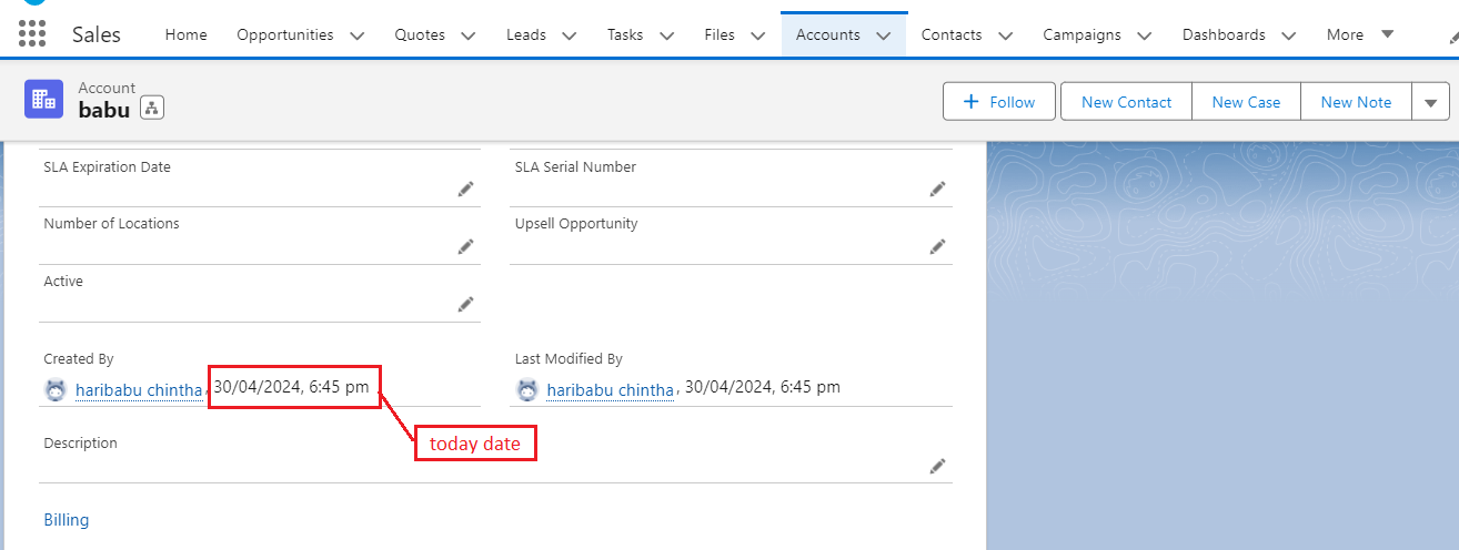 How to get Today Date in Salesforce Formula - Learn Salesforce with Anuhya Digital