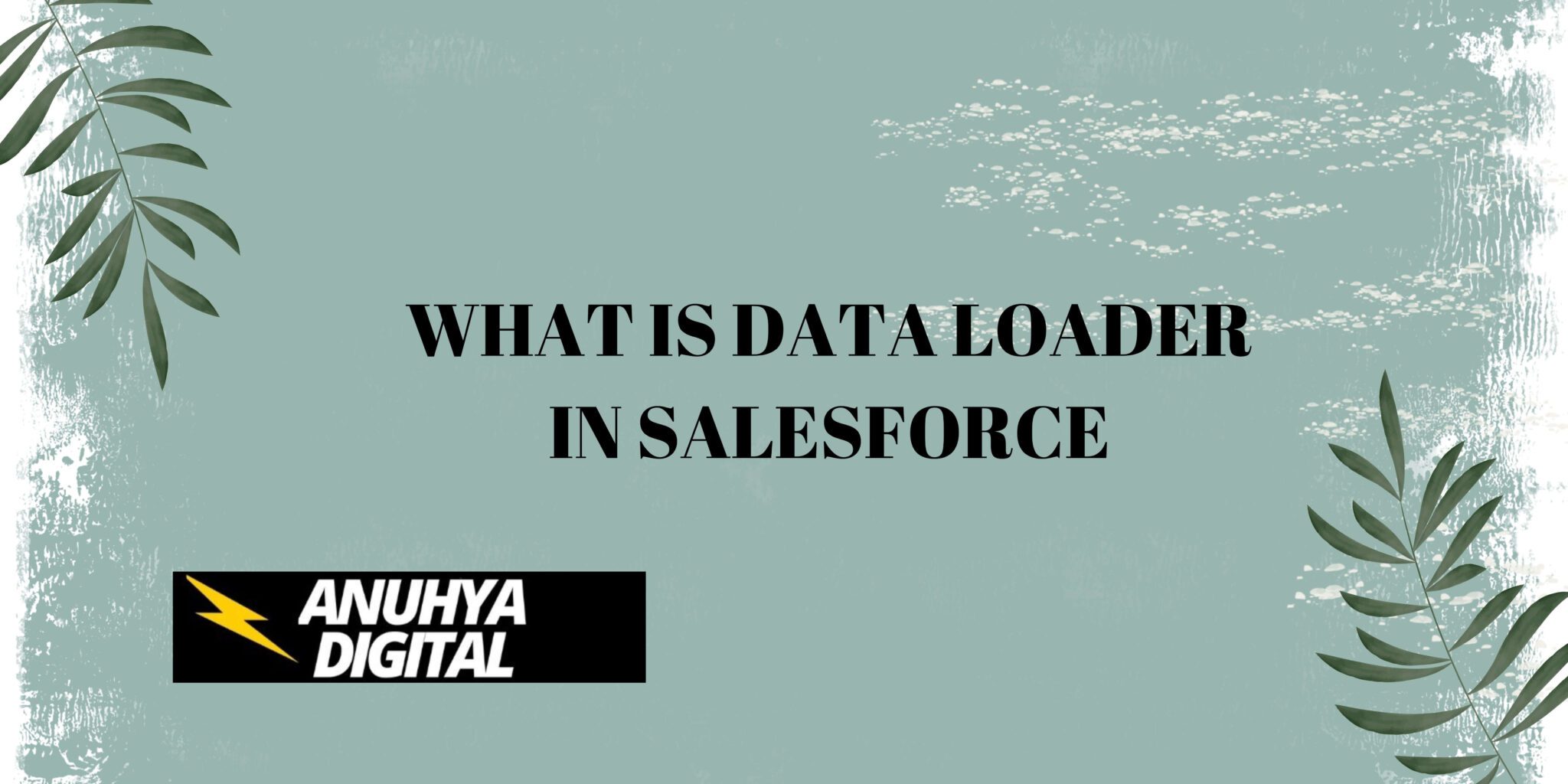 What Is Data Loader In Salesforce Learn Salesforce With Anuhya Digital