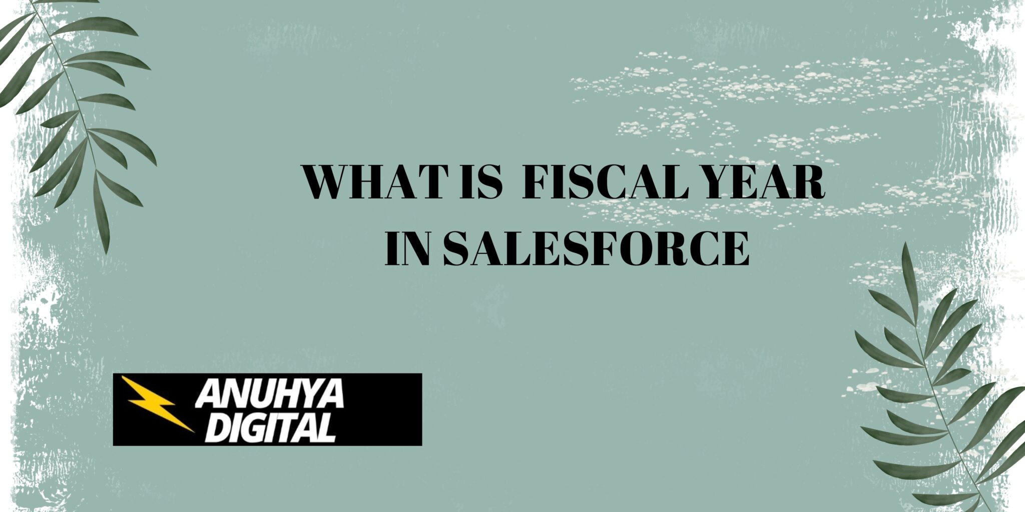 What is Fiscal Year in Salesforce - Learn Salesforce with Anuhya Digital